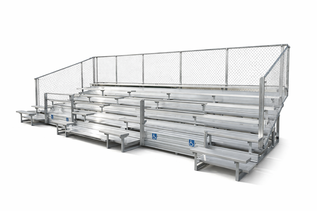 5-Row Bleachers — California Bleachers