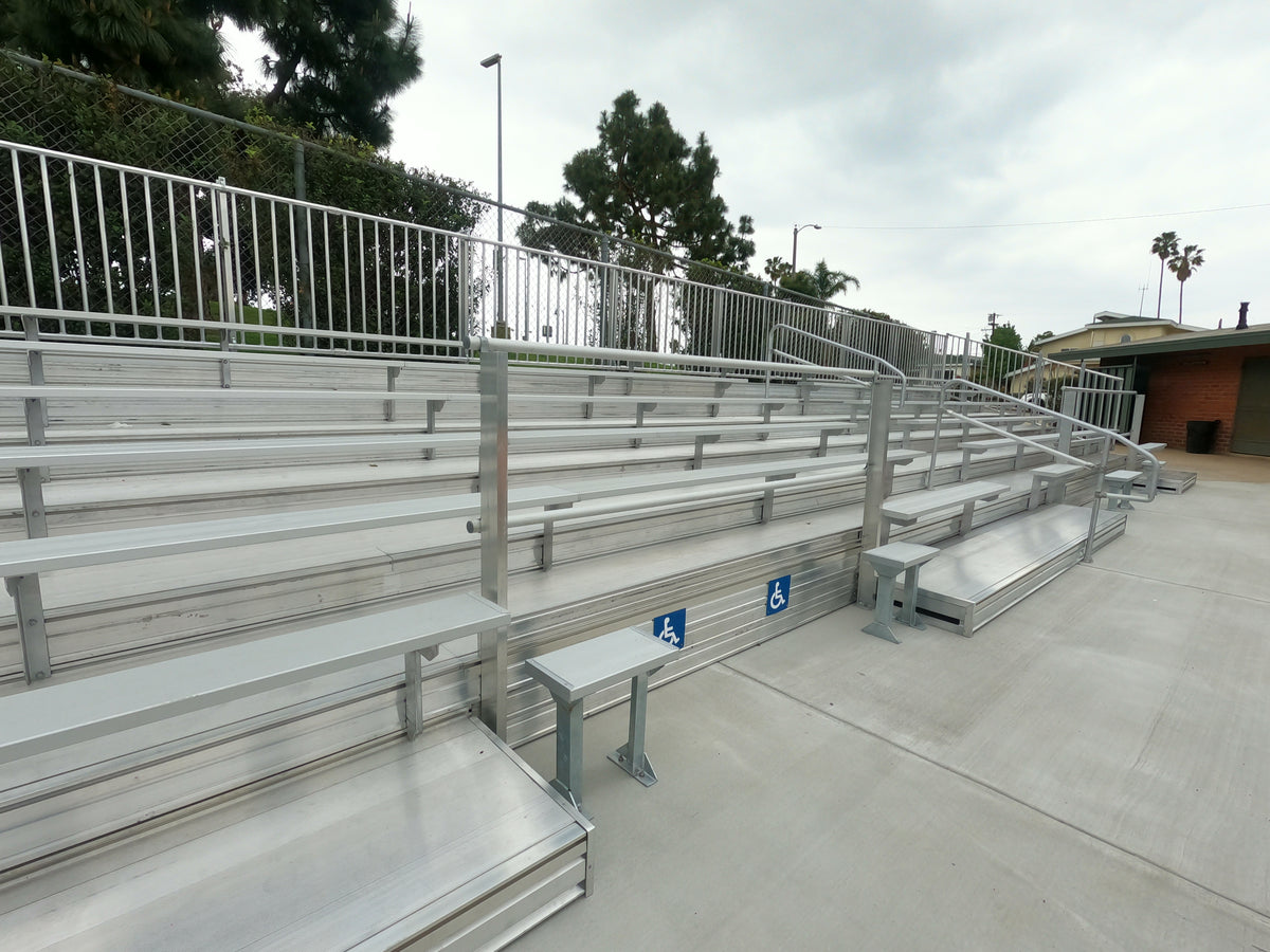 6-Row Bleachers by California Bleachers