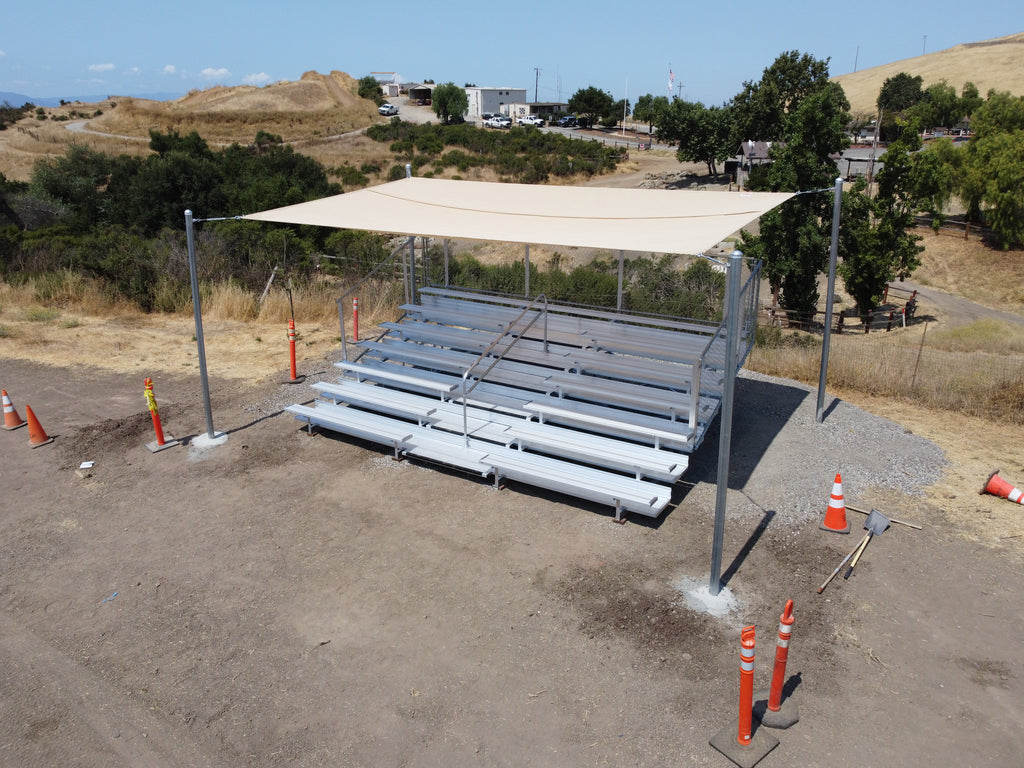 6-Row Bleachers by California Bleachers