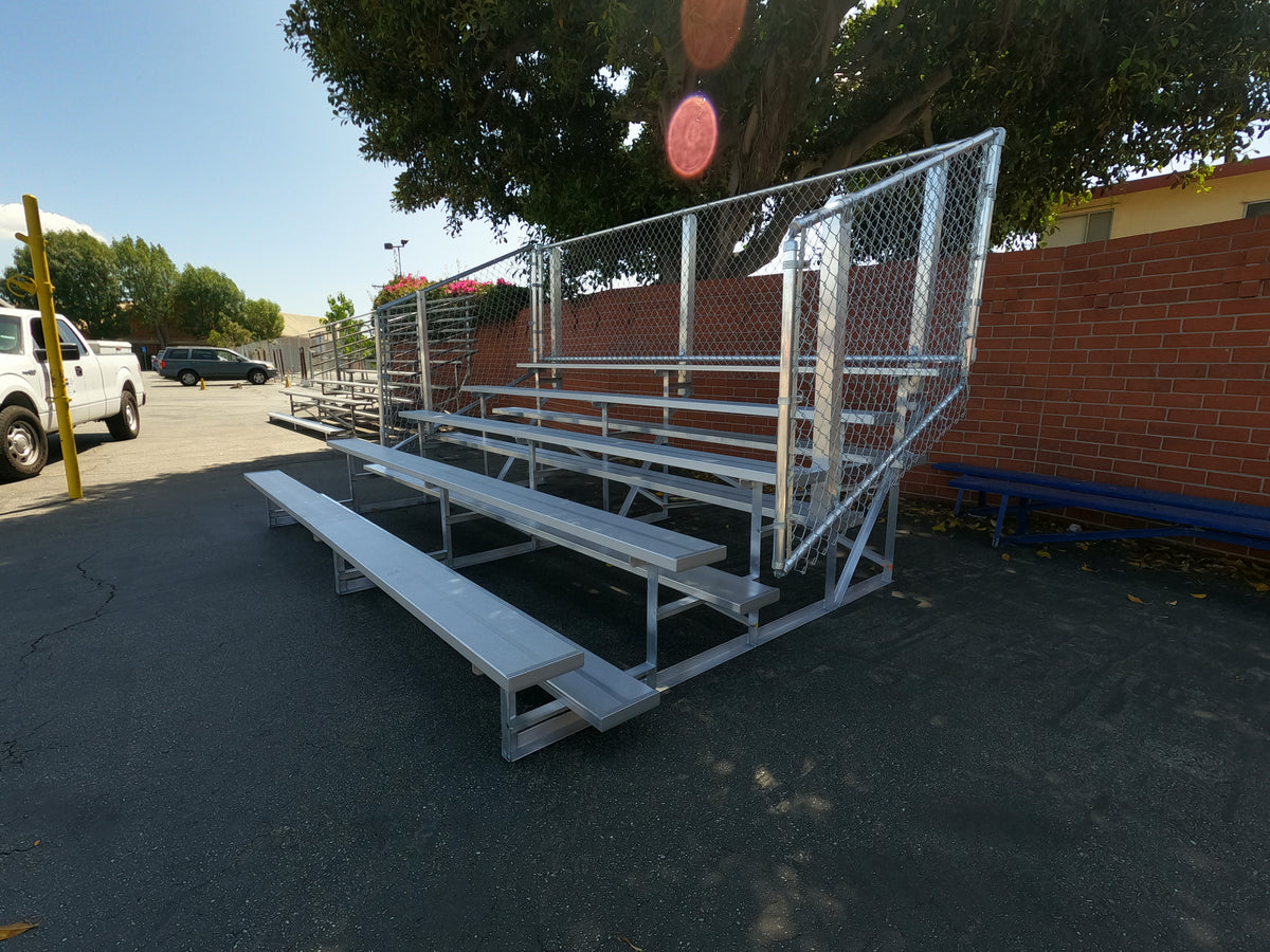5 Row Bleacher ECONOMIC - 21' Length — California Bleachers