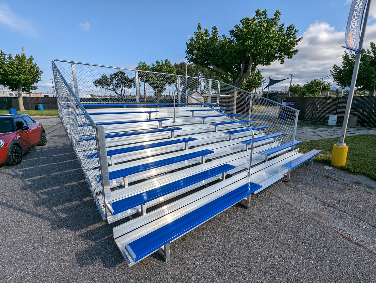 8 Rows Bleacher DLX - 27' Length — California Bleachers